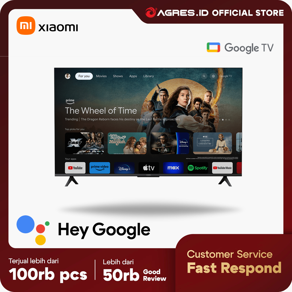 Jual XIAOMI MI GOOGLE TV 55 INCH A PRO QLED 4K 2026- L55MB-APID ...