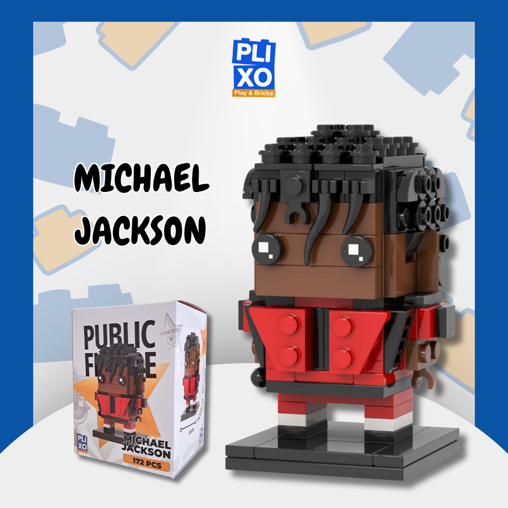 Jual Plixo Bricks Lego Figure Michael Jackson 172 pcs Miniatur Lucu ...