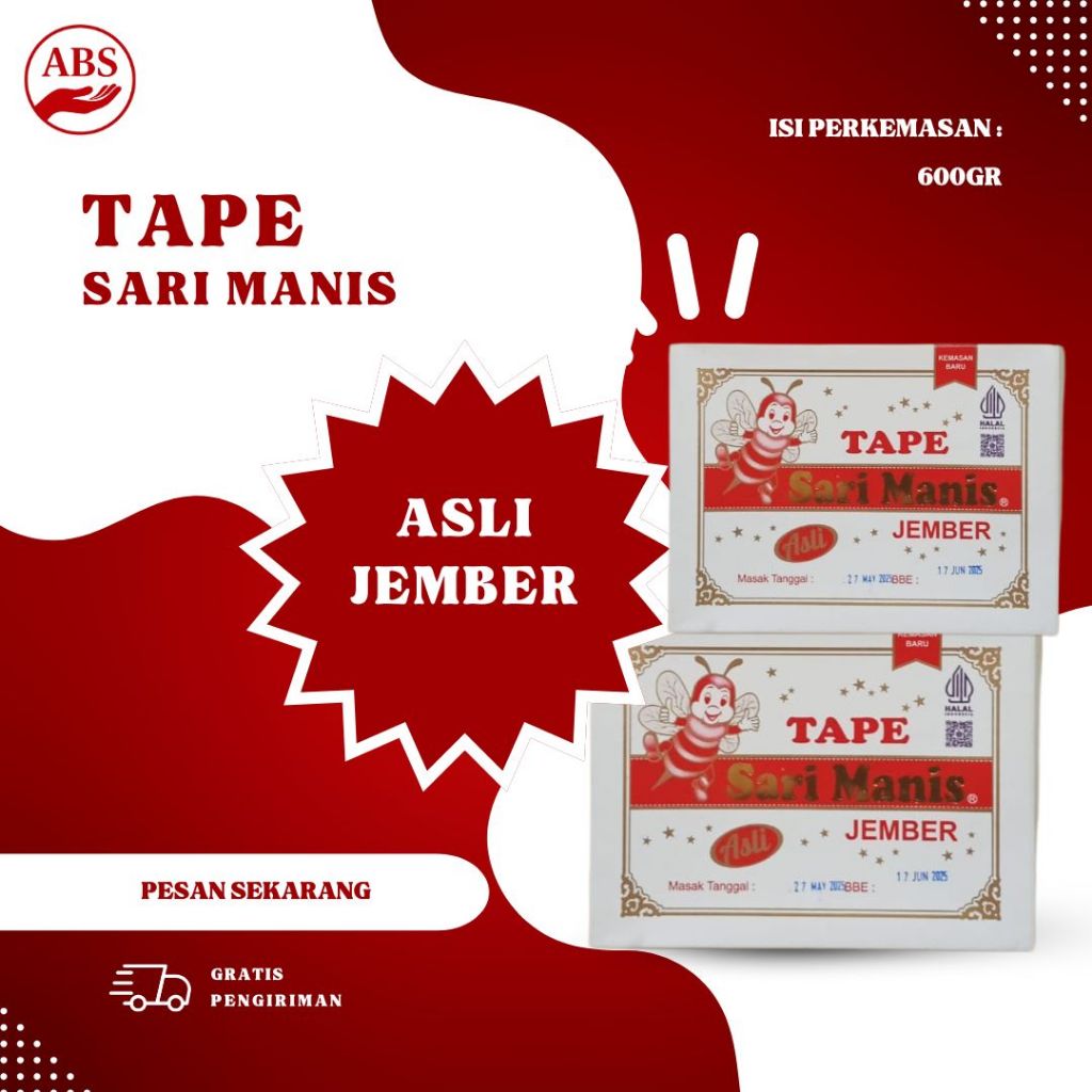 Jual Tape Sari Manis Asli Jember 600gr | Shopee Indonesia