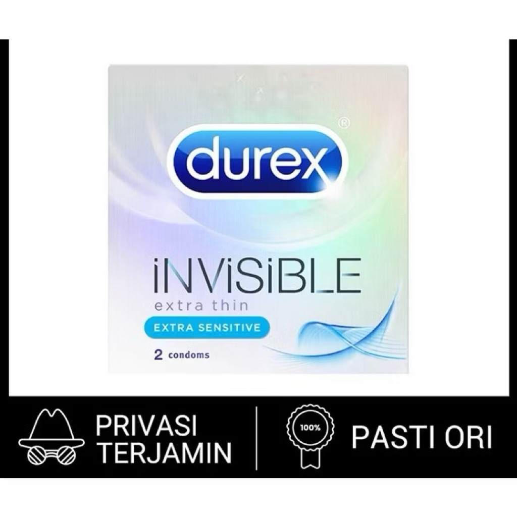 Jual KONDOM DUREX Invisible - isi 2s - isi 20s - isi 24s / KONDOM Paling Tipis | Shopee Indonesia