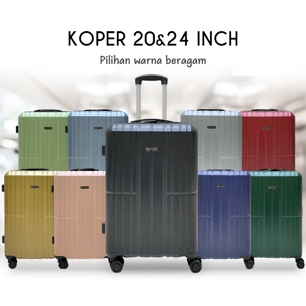 Jual [ READY ] Koper Fiber Hardcase 20 Inch 24 Inch Koper Polo Kabin ...