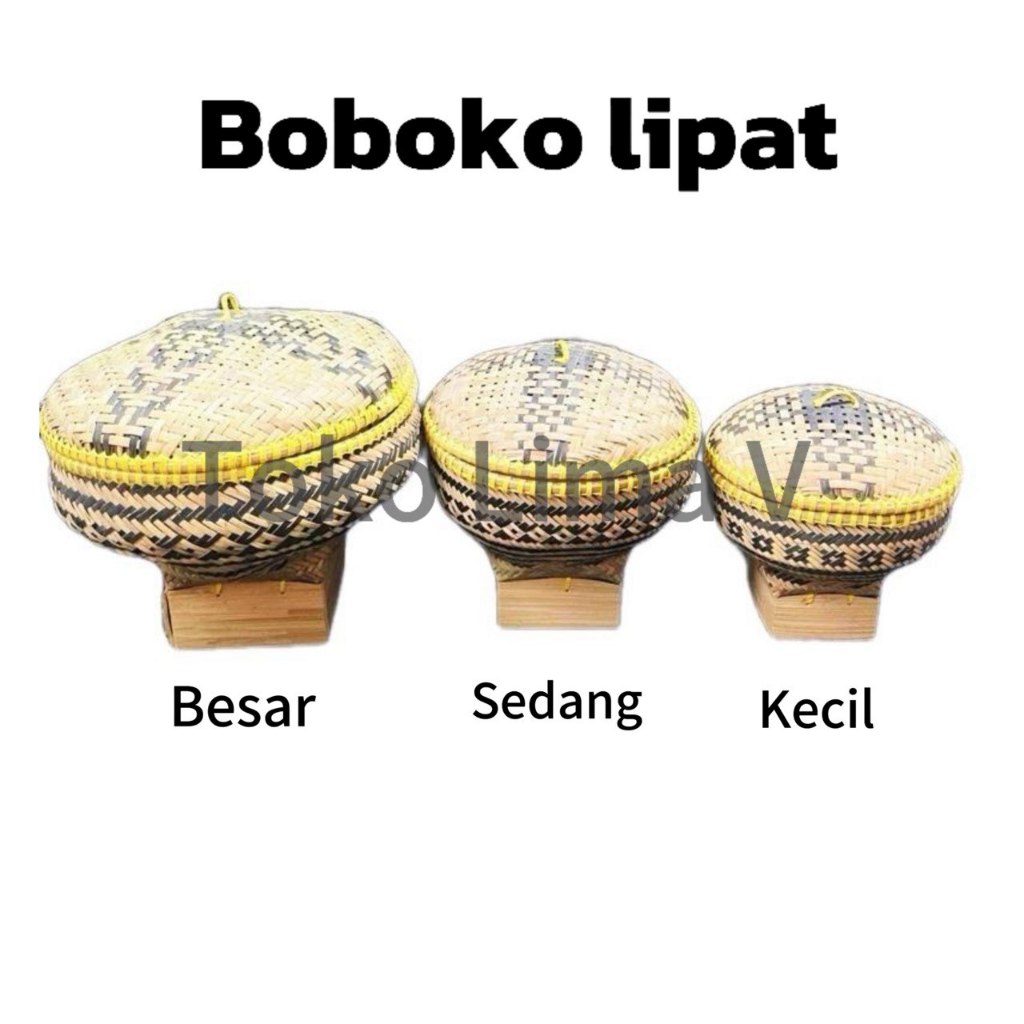 Jual Boboko Lipat Wakul Bakul Nasi Jumbo Anyaman Bambu 2,5 Liter 1 ...