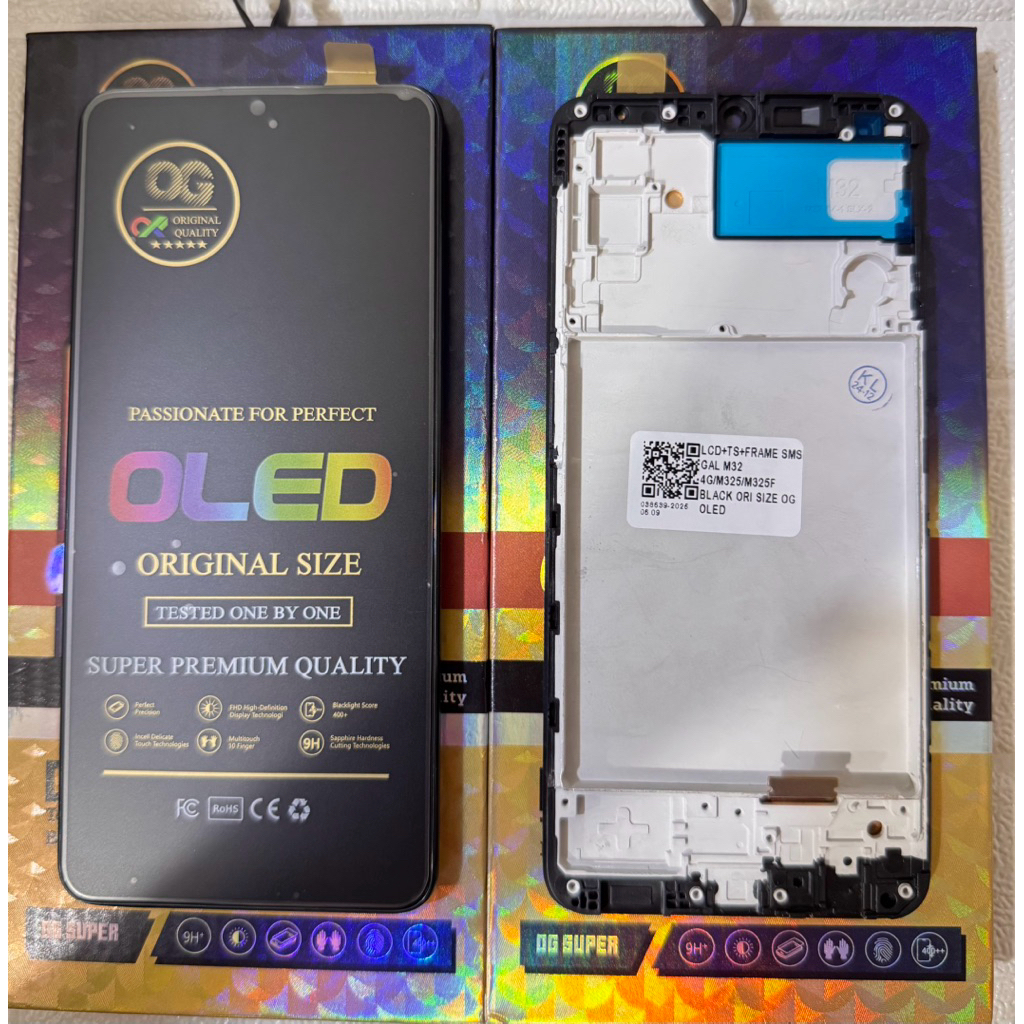 Jual LCD OG OLED ORI SIZE SAMSUNG M32 4G - M325-M325F + FRAME OG OLED | OG SUPER NON FRAME NON ...