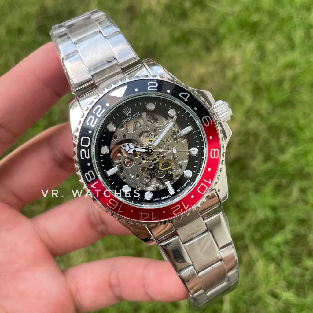 Jual New Jam Tangan Pria Rx Skeleton Automatic Stainless Include Box ...