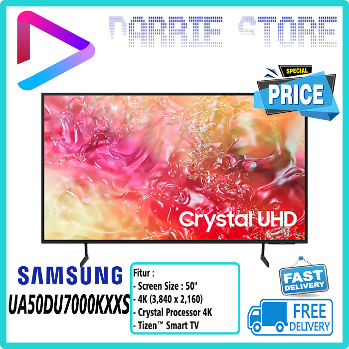 Jual SAMSUNG UA50DU7000KXXD 50 INCH CRYSTAL UHD SMART UA50DU7000 50DU7000 | Shopee Indonesia