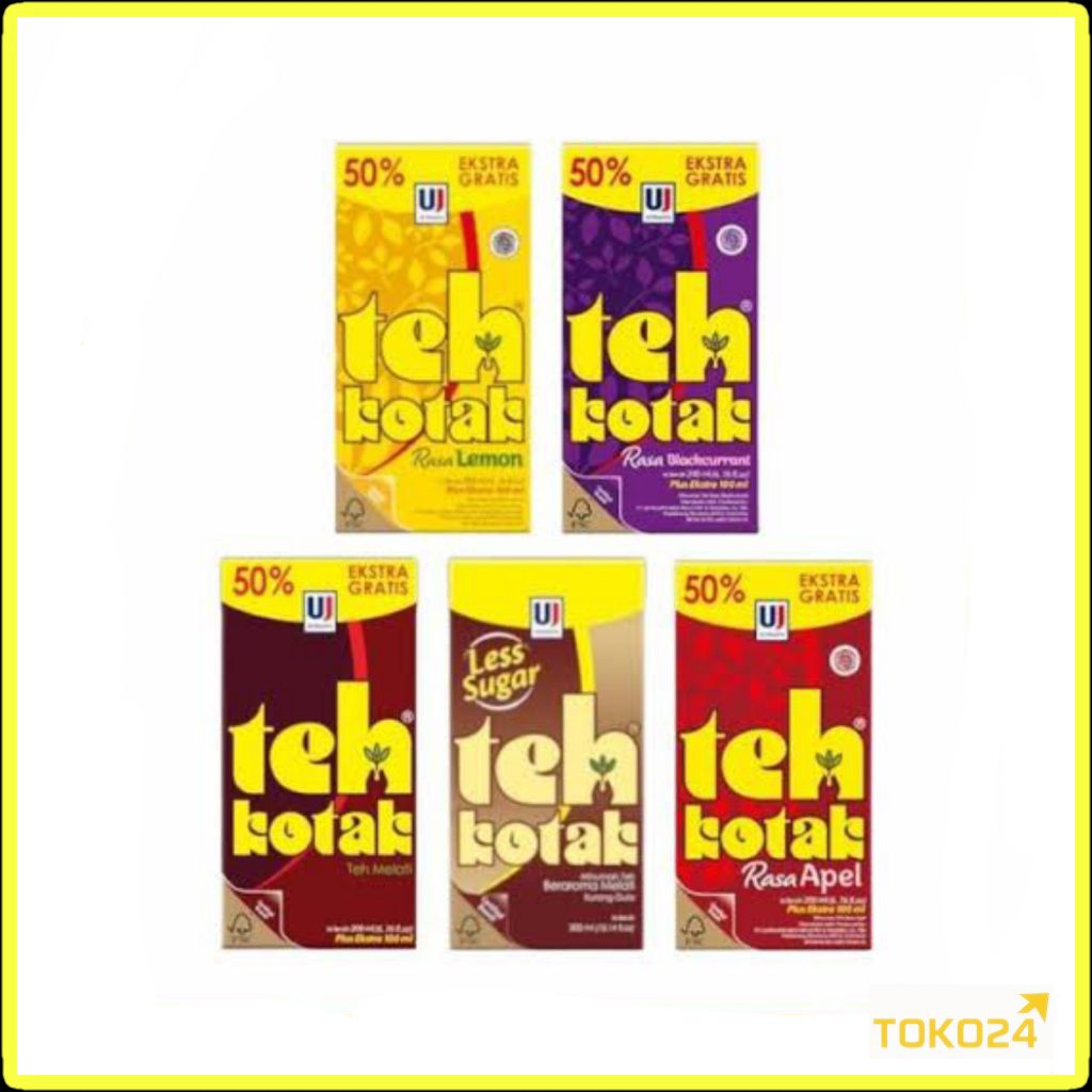 Jual Teh Kotak All Variant 300 ml 1 Dus isi 24 | Shopee Indonesia
