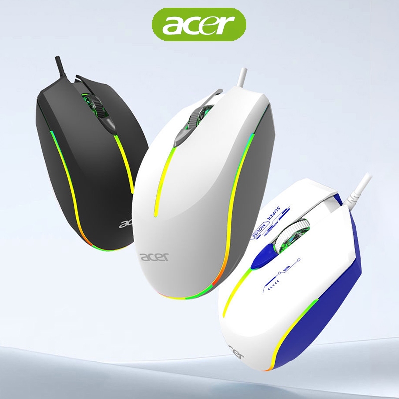 Jual Acer 020 Mouse Gaming Wired Dukung RGB - USB Kabel - 100% Produk Baru & Original | Shopee ...