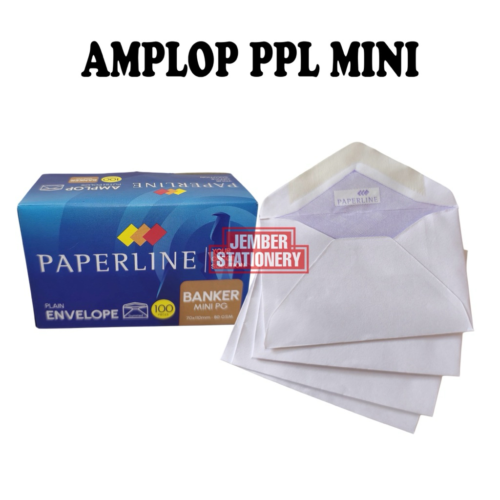 Jual (100pcs) Amplop Paperline Mini | Shopee Indonesia