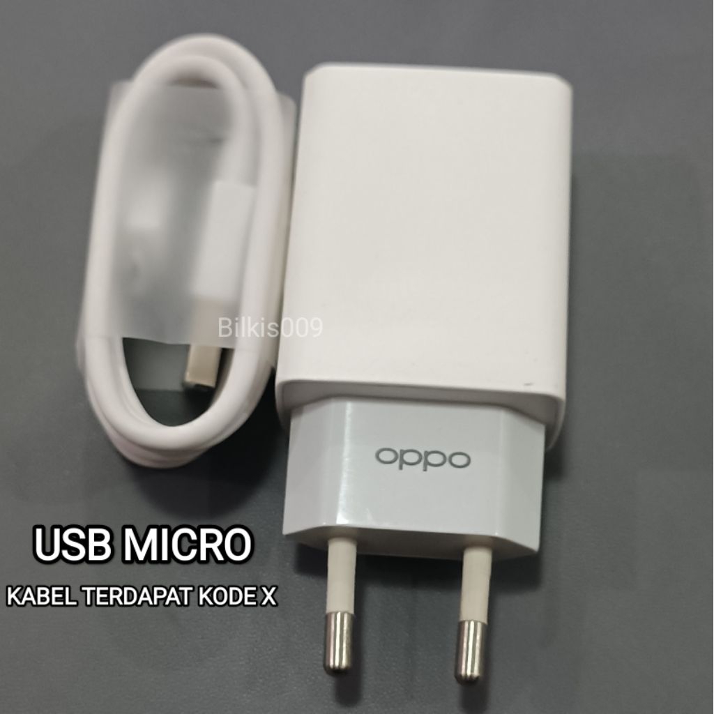 Jual Charger Original OPPO 100% micro usb bawaan hp A12/A15/A3S/A5S/A1K ...