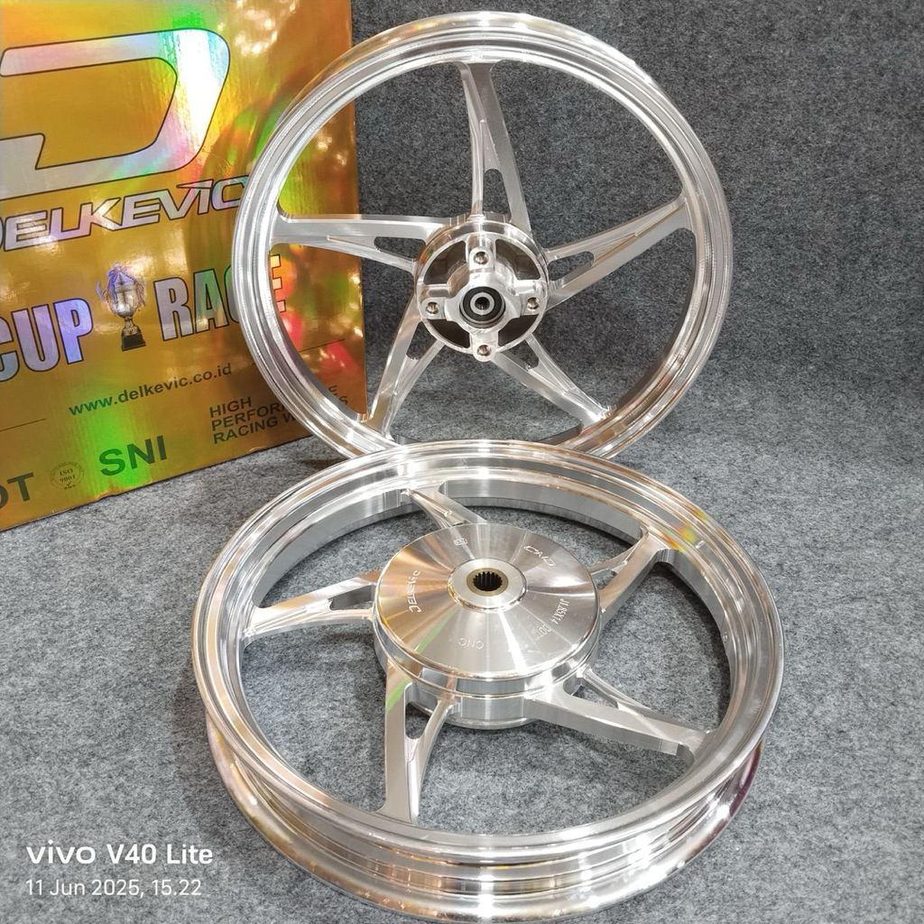 Jual Velg Velk pelek Racing Bintang Delkevic DND X5 185 215 ring 14 CNC Vario 110 125 KZR Led ...