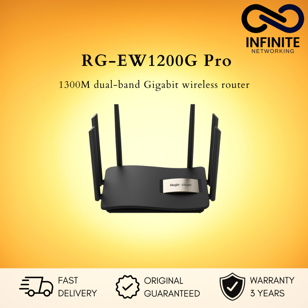 Jual RUIJIE REYEE RG-EW1200G PRO MESH WIFI-5 ROUTER | Shopee Indonesia