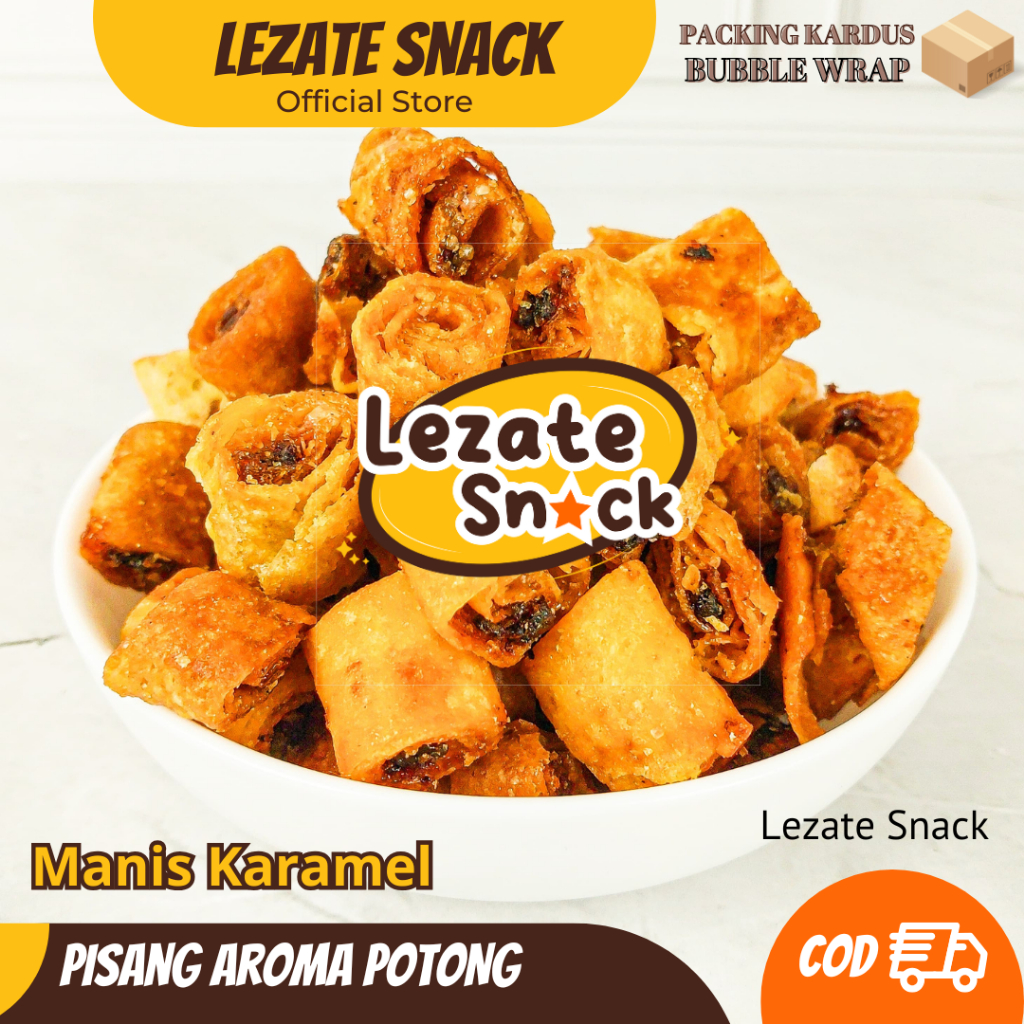 Jual Pisang Aroma Potong Mahkota 250GR Kiloan Renyah Manis Karamel ...
