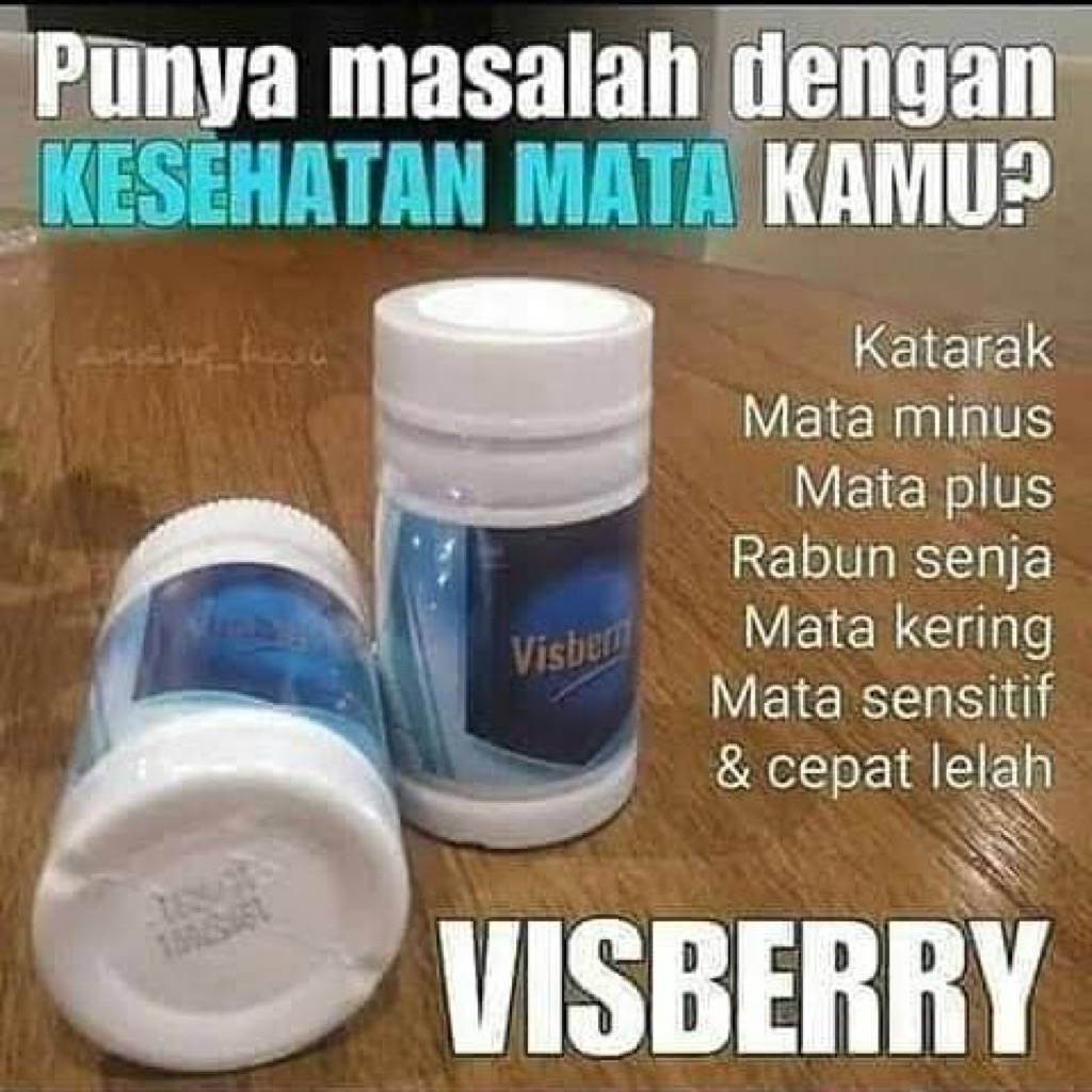 Jual VISBERRY HWI Original 100% isi 30 Kapsul Obat Herbal ampuh untuk ...