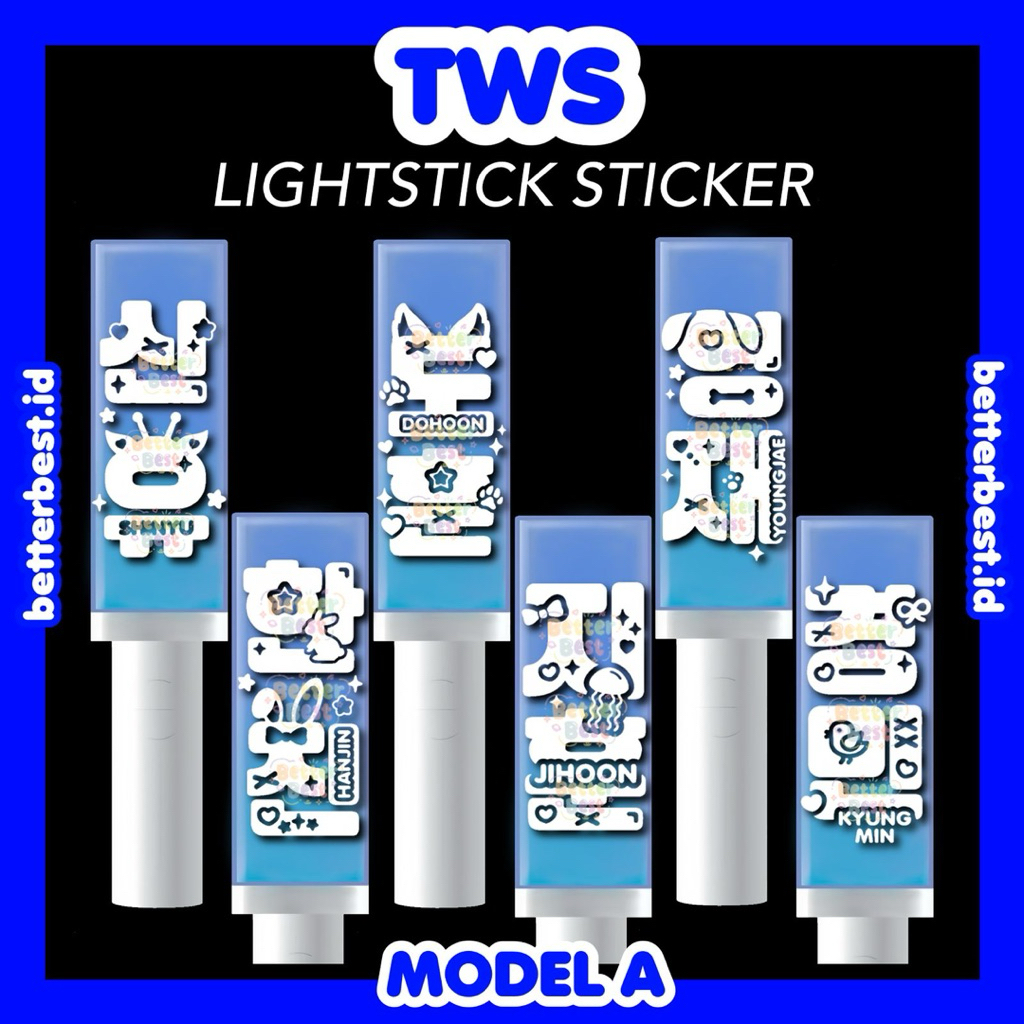 Jual [‼️TULIS NAMA MEMBER DI NOTES] TWS STICKER LIGHTSTICK DECO ...