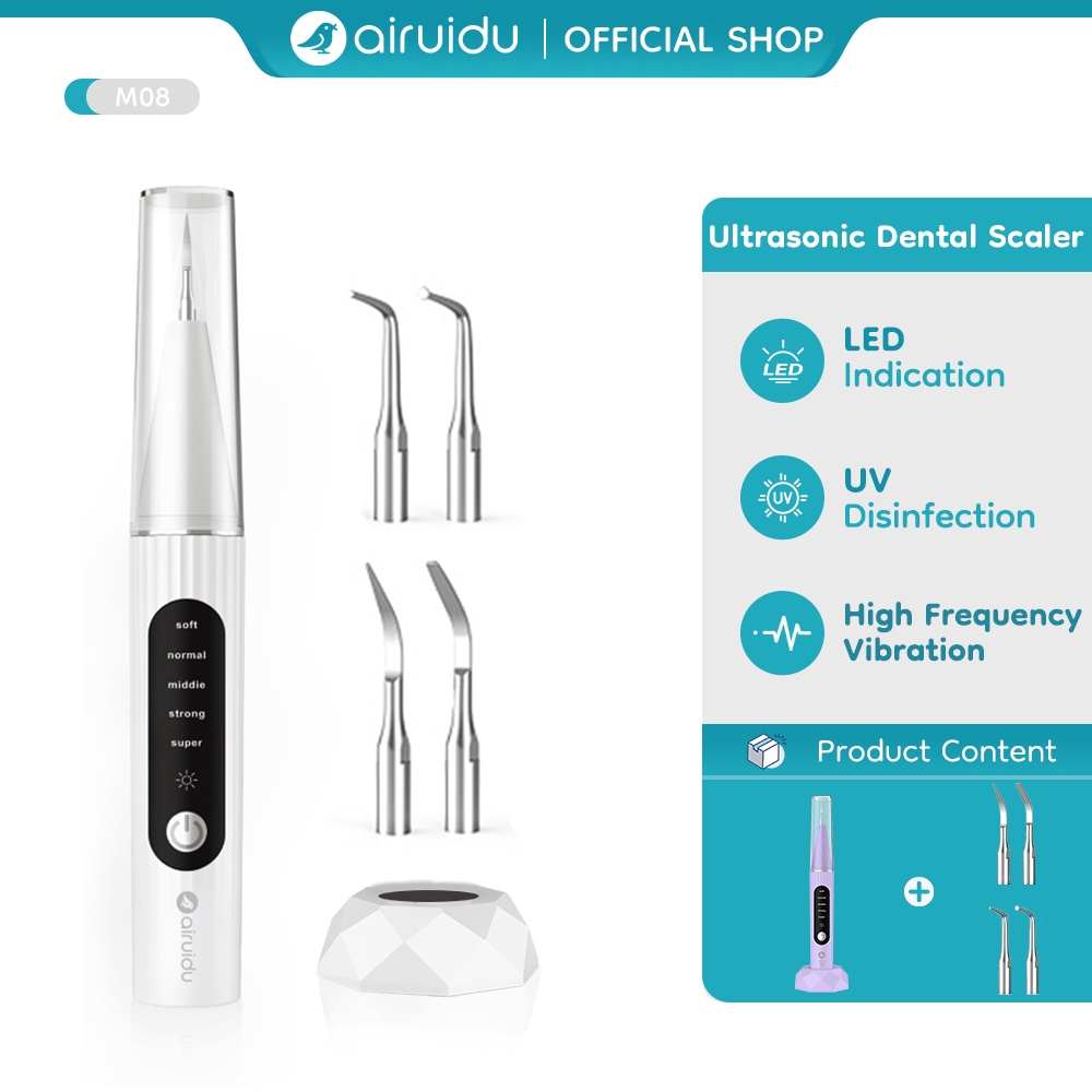 Jual Airuidu M08 sonic Pembersih Karang Gigi Electric Teeth Cleaner ...