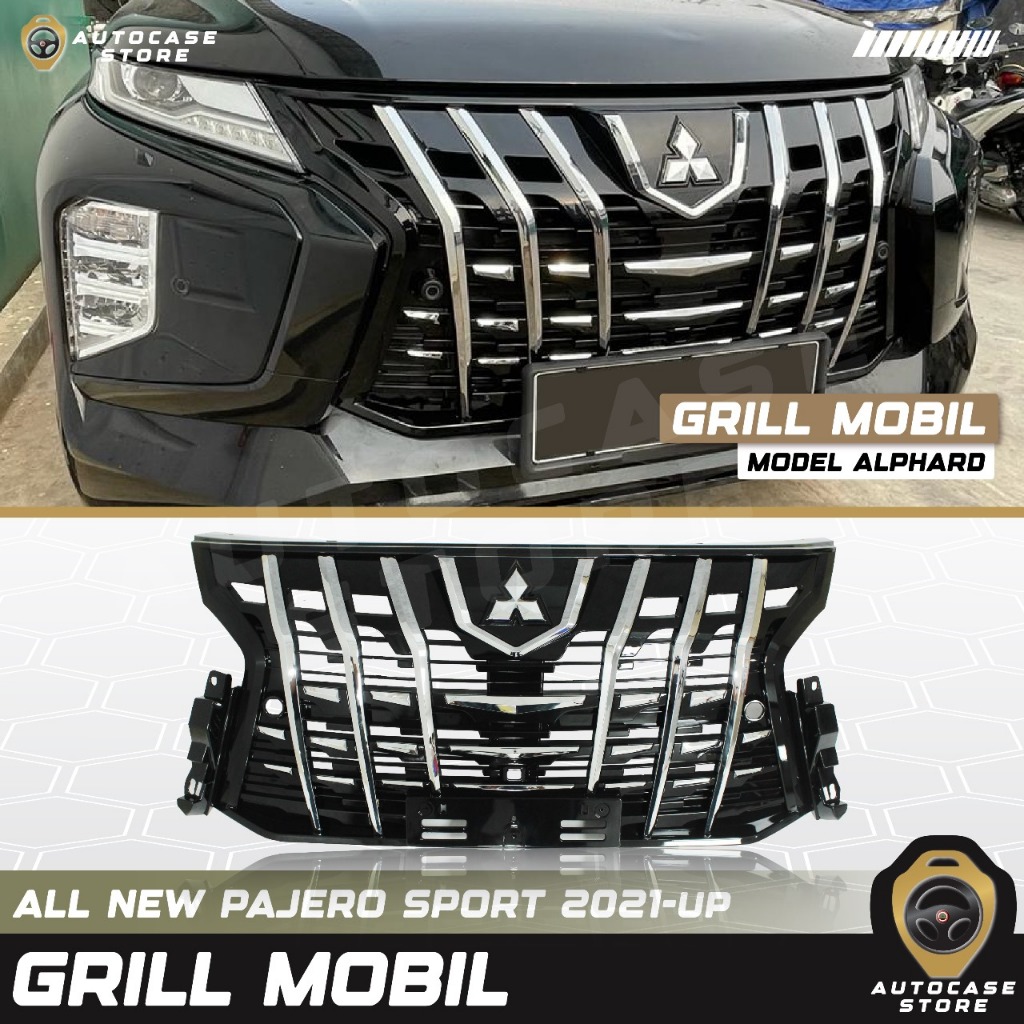 Jual GRILL MOBIL PAJERO SPORT 2021UP MODEL ALPHARD | Shopee Indonesia