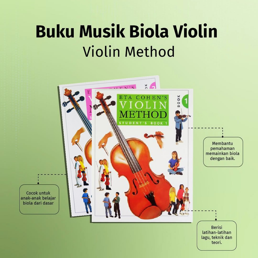 Jual Buku Musik Biola Violin Impor Latihan Belajar Lagu Violin Method ...