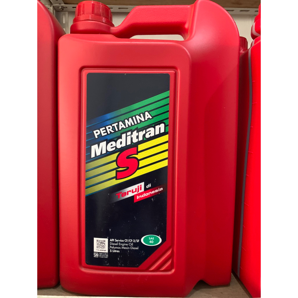 Jual Oli meditran s sae 40 5L 100% pertamina | Shopee Indonesia