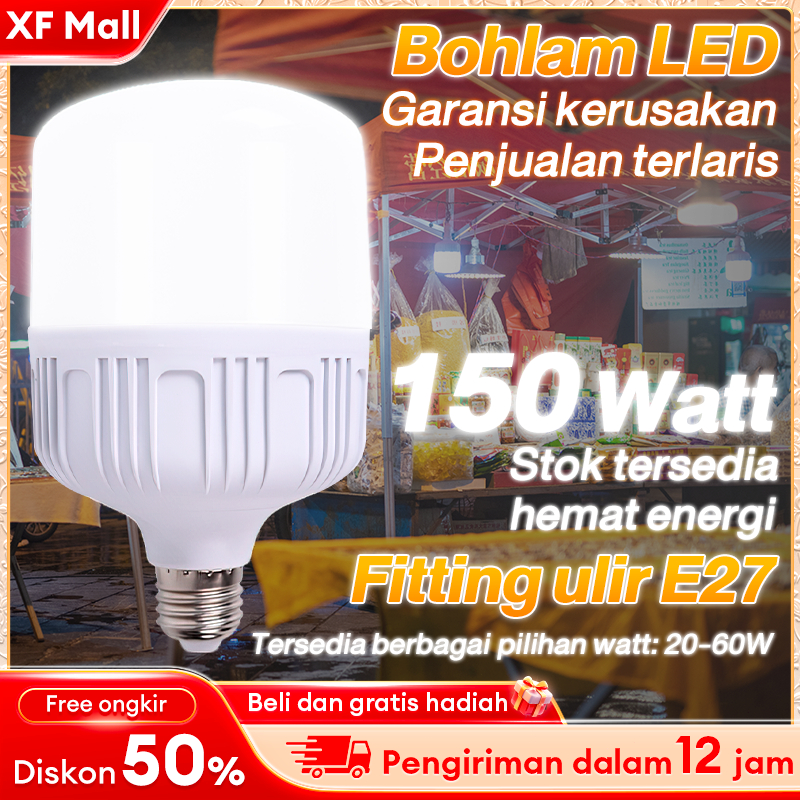 Jual 【COD】Lampu led Jumbo/Lampu LED Tbulb 150W E27 ENERGI 88% AVERA LED SUPER TERANG LED BULB ...