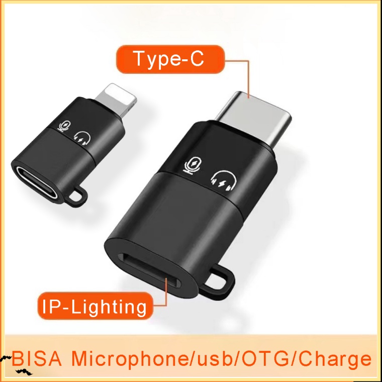 Jual KODE P39J Ready StockAdaptor Mikrofon TipeC ke IOS Pengisian Cepat ...