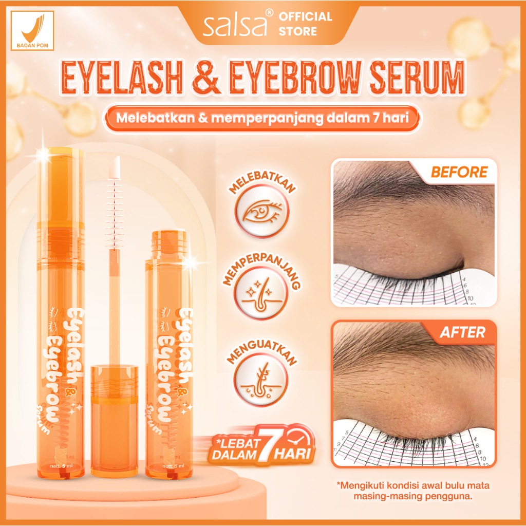 Jual SALSA Eyelash & Eyebrow Serum - Serum Bulu Mata Menebalkan dan ...