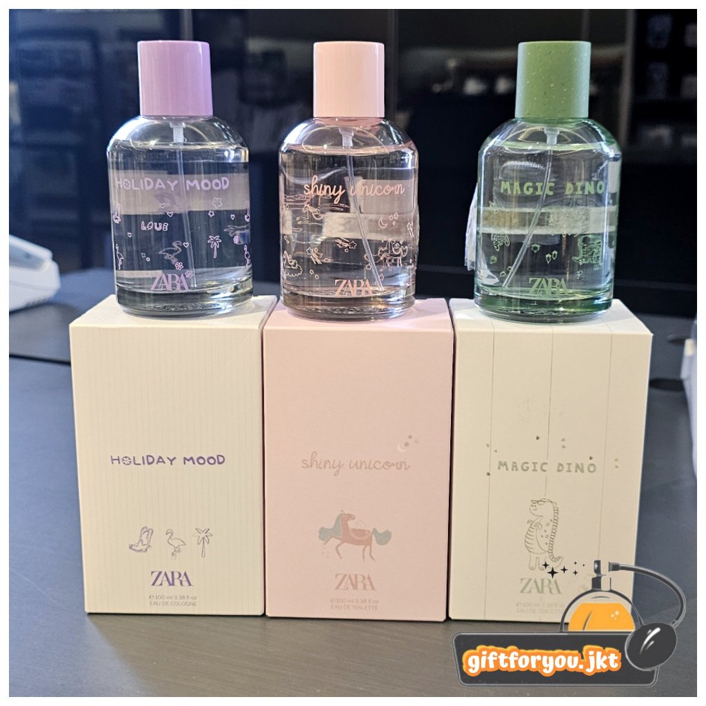 Jual Parfum Anak Zara Kids Little Girl / Magic Dino / Shiny Unicorn / Holiday Mood / Glitter ...