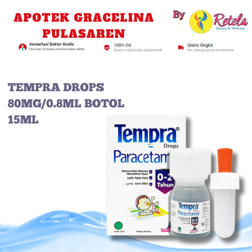 Jual TEMPRA DROPS 80 MG/0.8ML BOTOL 15ML | Shopee Indonesia