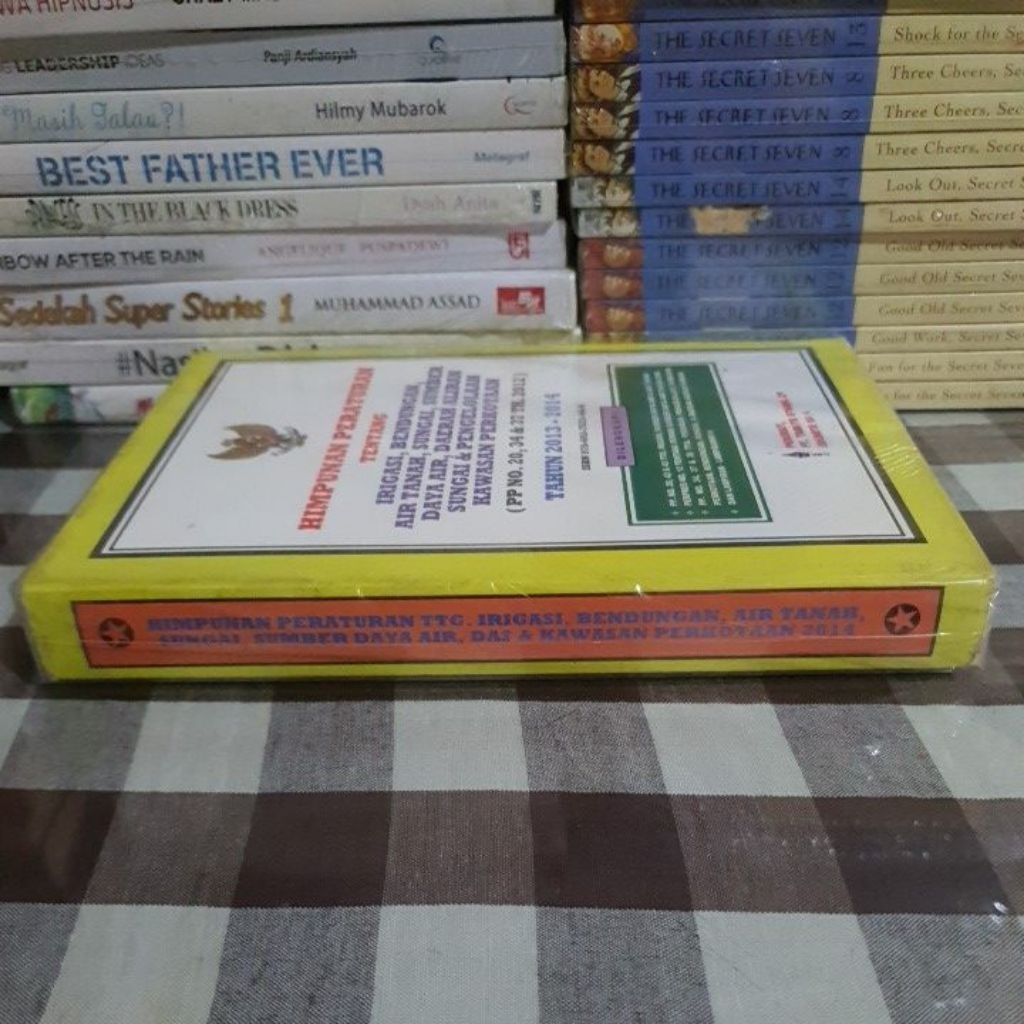 Jual BUKU IRIGINAL HIMPUNAN PERATURAN TENTANG IRIGASI, BENDUNGAN, AUR ...
