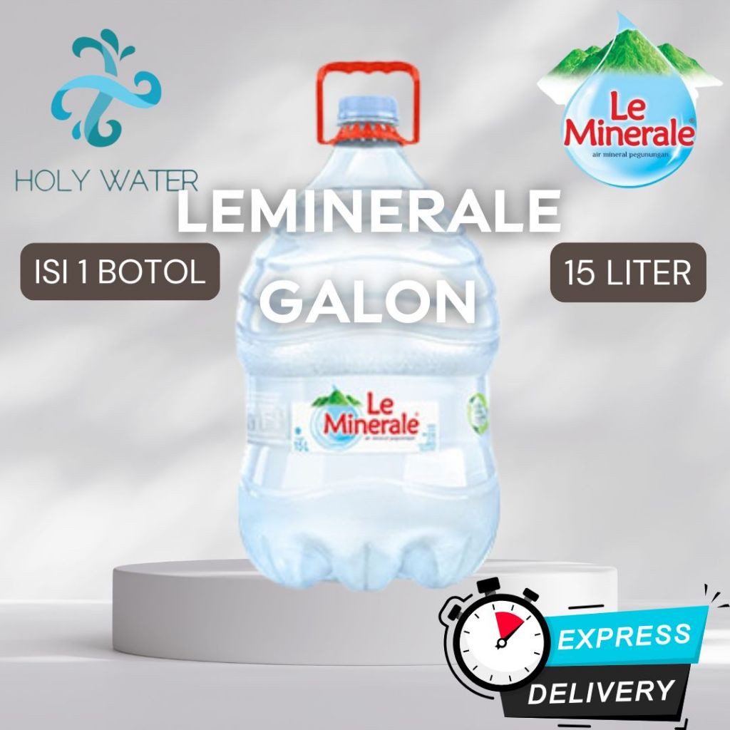 Jual [INSTANT PRIORITAS] LEMINERALE GALON 15 LITER SEKALI PAKAI BPA ...
