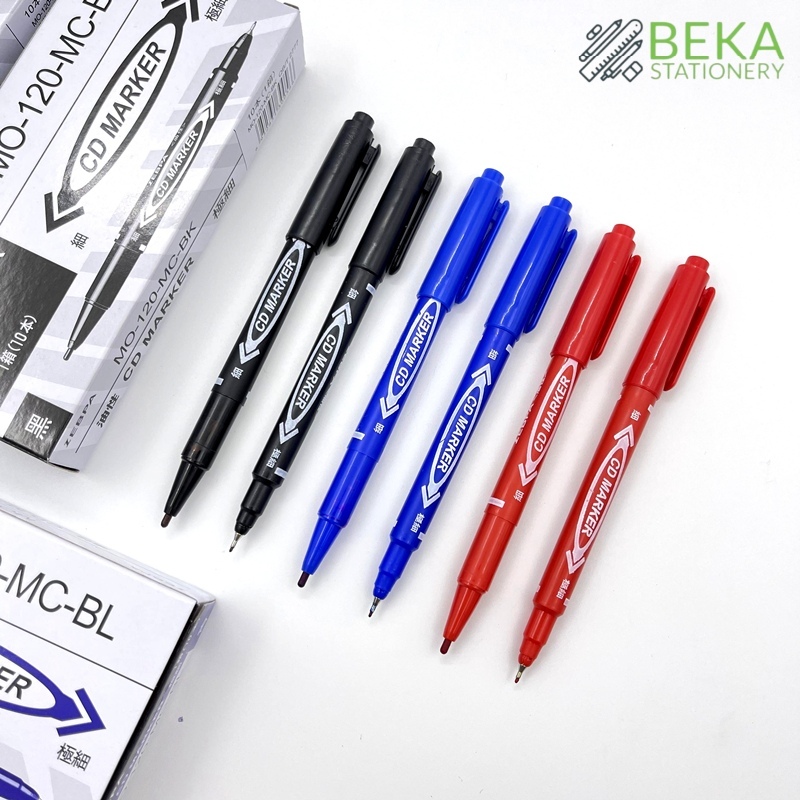 Jual Spidol Pulpen Marker, Desain Dua Kepala / Spidol Dual Tip Murah ...