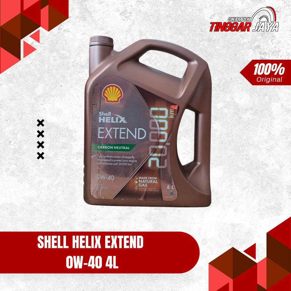 Jual Shell Helix Extend 0w-40 4L | Shopee Indonesia