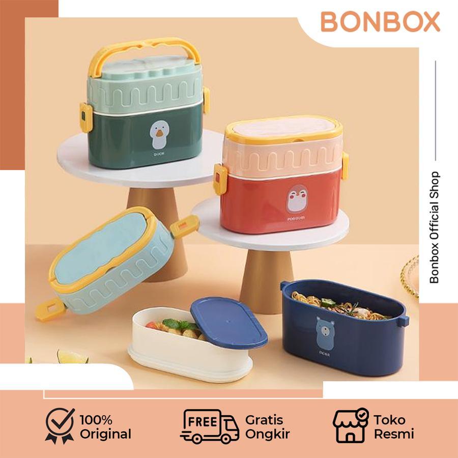 Jual Bonbox Kotak Makan Anak Karakter Unik Kotak Bekal Anak TK Lunch Box Anak Sekolah BTE31210 ...