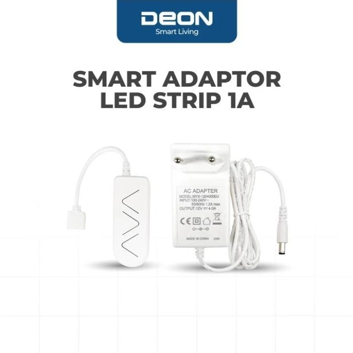 Jual DEON Smart Home Colokan Adaptor LED Strip 4M 1A | Shopee Indonesia