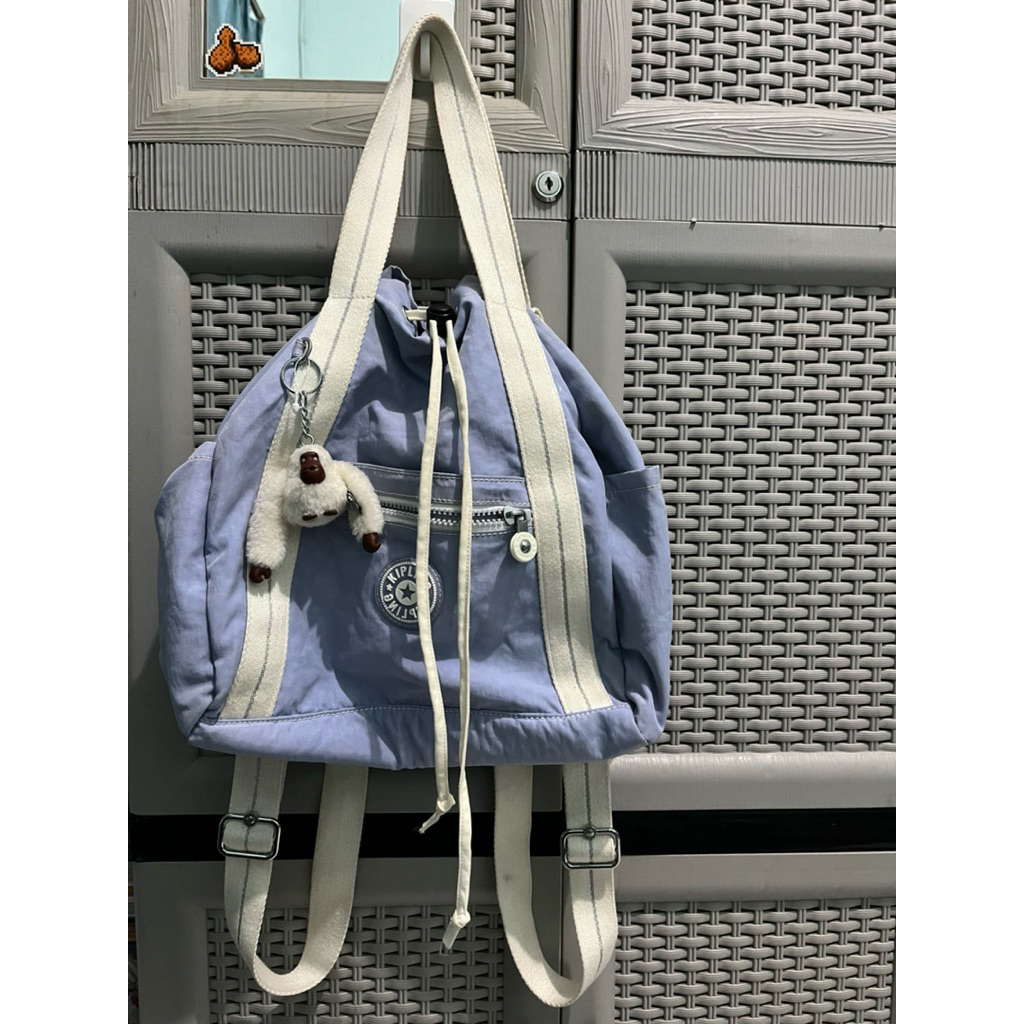 Jual ORI two way ransel tote serut kipling lengkap onet preloved | Shopee Indonesia