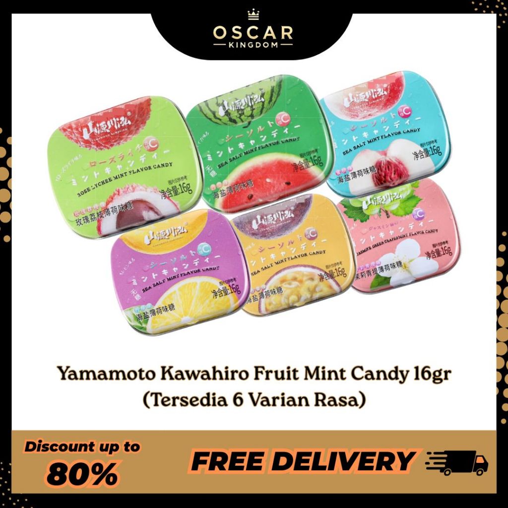 Jual Permen Mint Bebas Gula HALAL BPOM Banyak Variant Rasa Permen ...