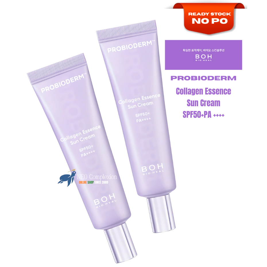 Jual BOH bio heal probioderm collagen TONE UP sun cream SPF 50+ PA ...