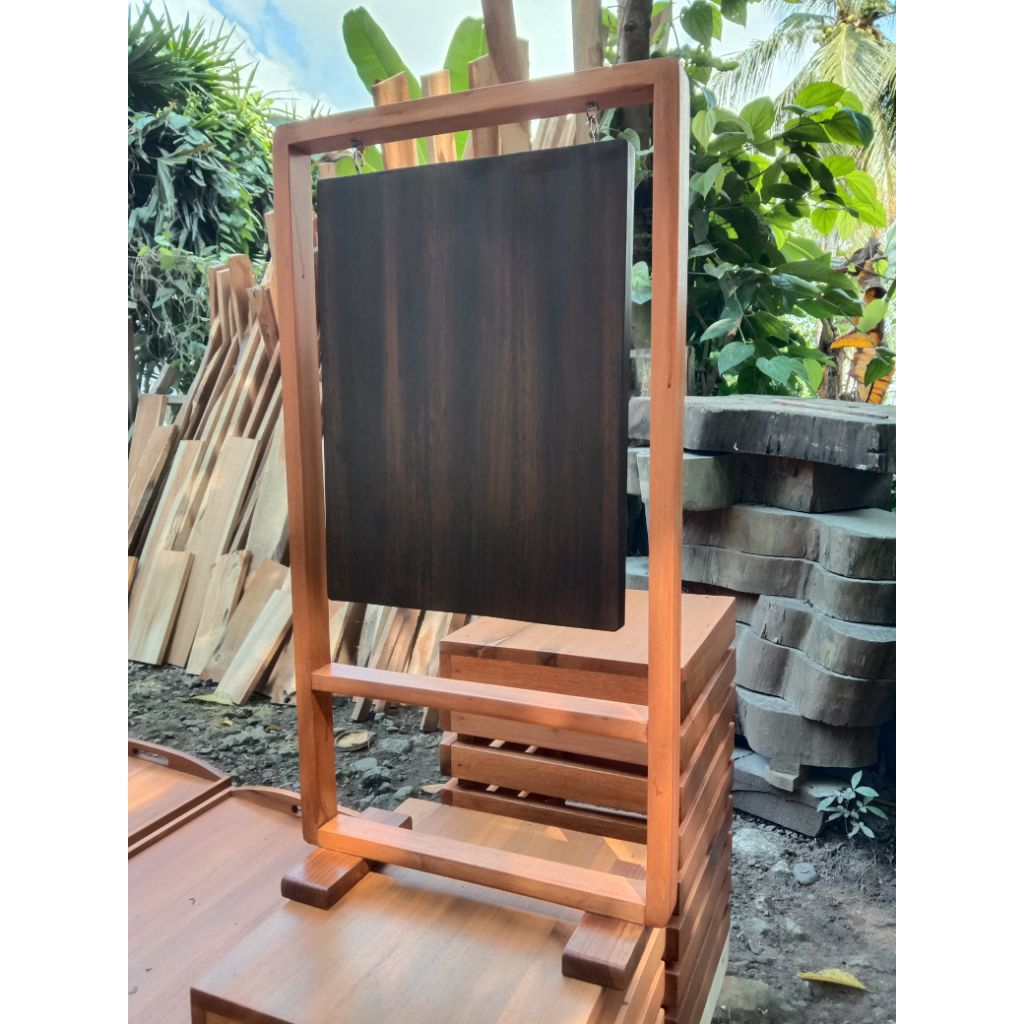 Jual PAPAN MENU UKURAN A4 / COSTOM BLACKBOARD STANDING / CUSTOM STAND ...