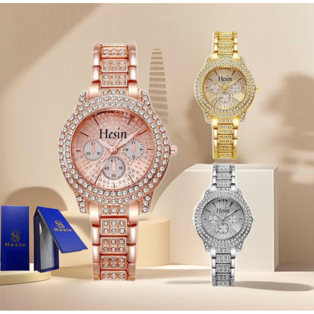 Jual (H&S)Jam Tangan Wanita Fashion Hesin Belian Crono3 Varisi+Free Box ...