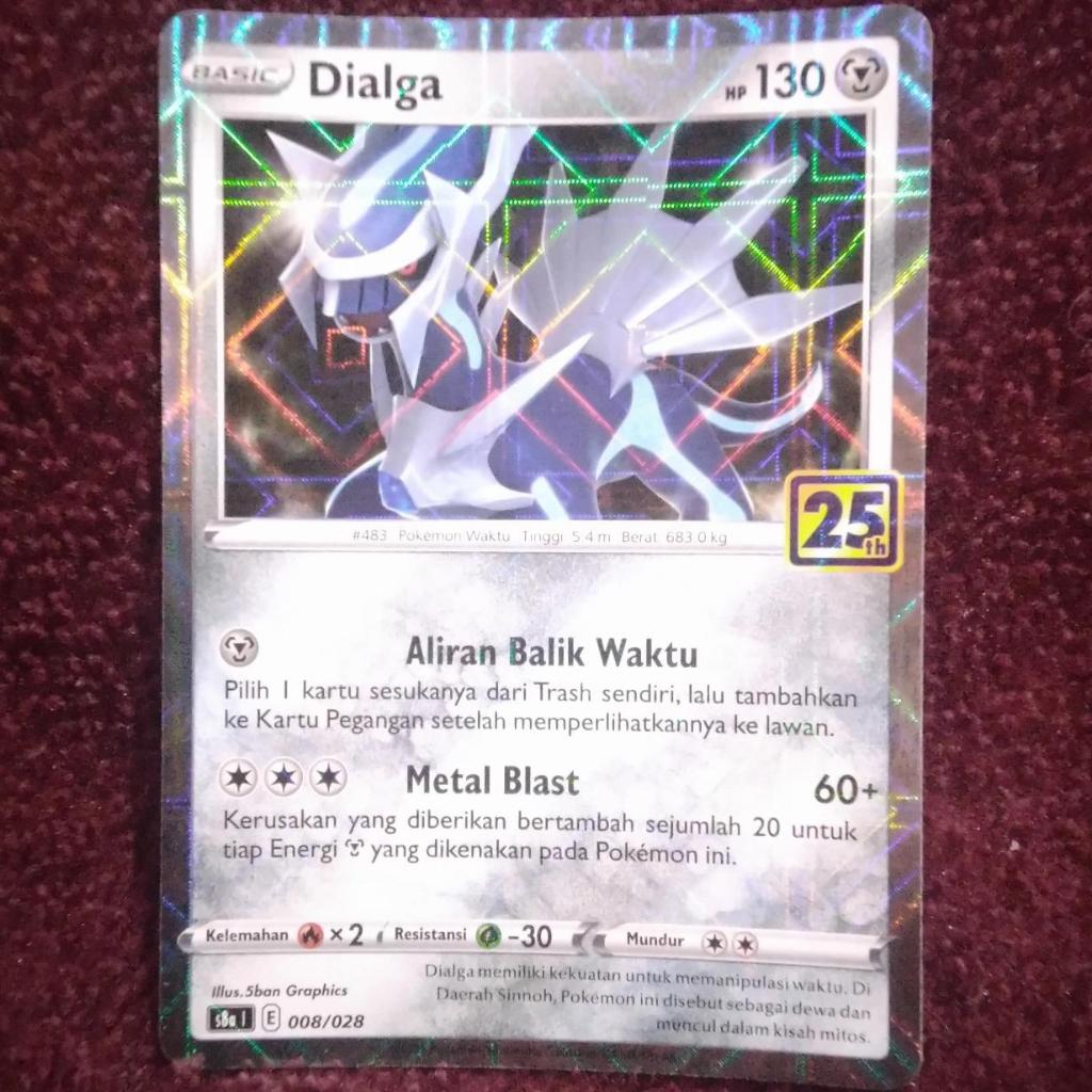 Jual Dialga reverse holo 25th Anniversary s8a - Pokemon TCG Indonesia ...