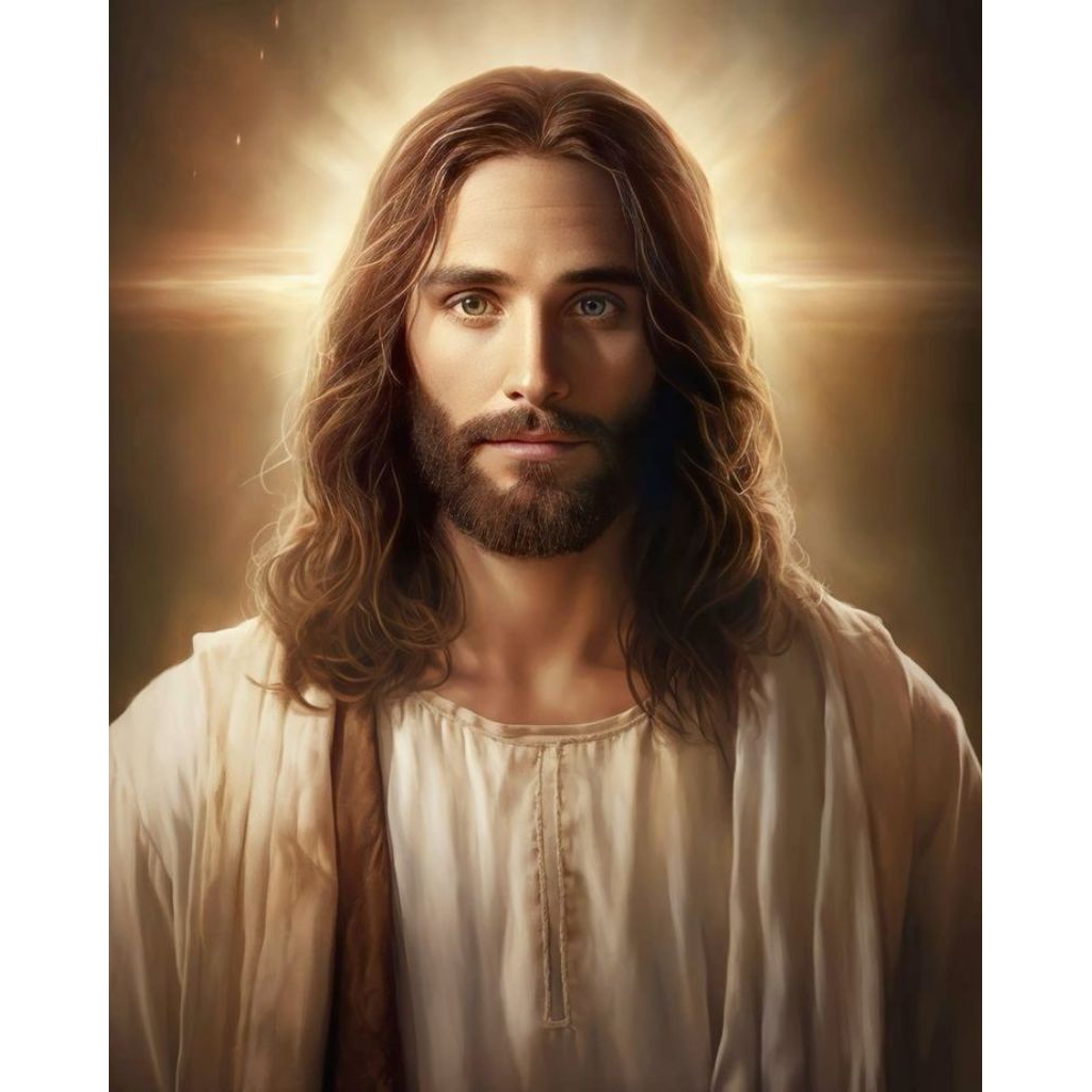 Jual Poster Cetak Hiasan Dinding Jumbo Gambar Tuhan Yesus Uk 70 X 100 ...