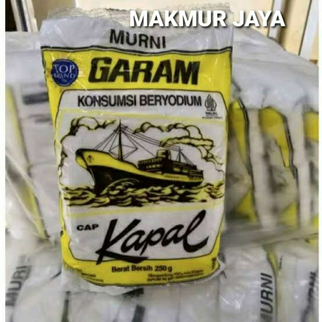 Jual GARAM Cap KAPAL 500 Gram ( Murni) | Shopee Indonesia