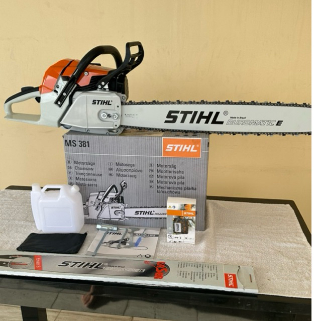 Jual Mesin Chainsaw Asli STIHL MS 381 Lengkap dengan Bar 25 inch dan Rantai Senso MS 381 Bar 25 ...