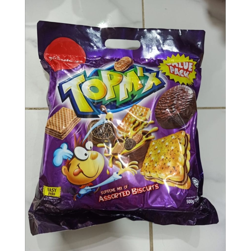 Jual Munchy's Fun Mix & Top Mix Assorted Biscuit Value Pack/Jumbo Pack ...