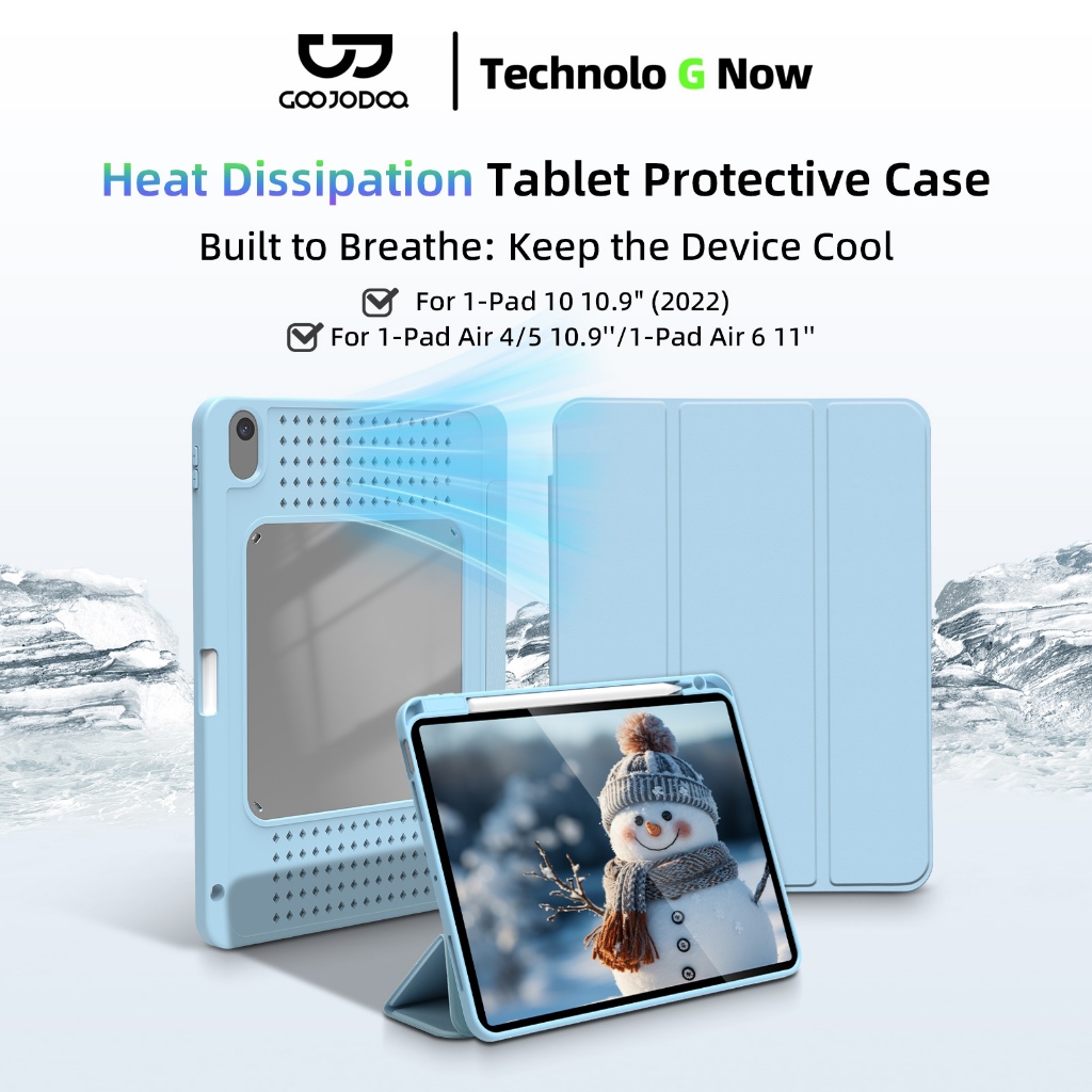Jual Goojodoq Tablet Protective Cover Strong Heat Dissipation for iPad ...