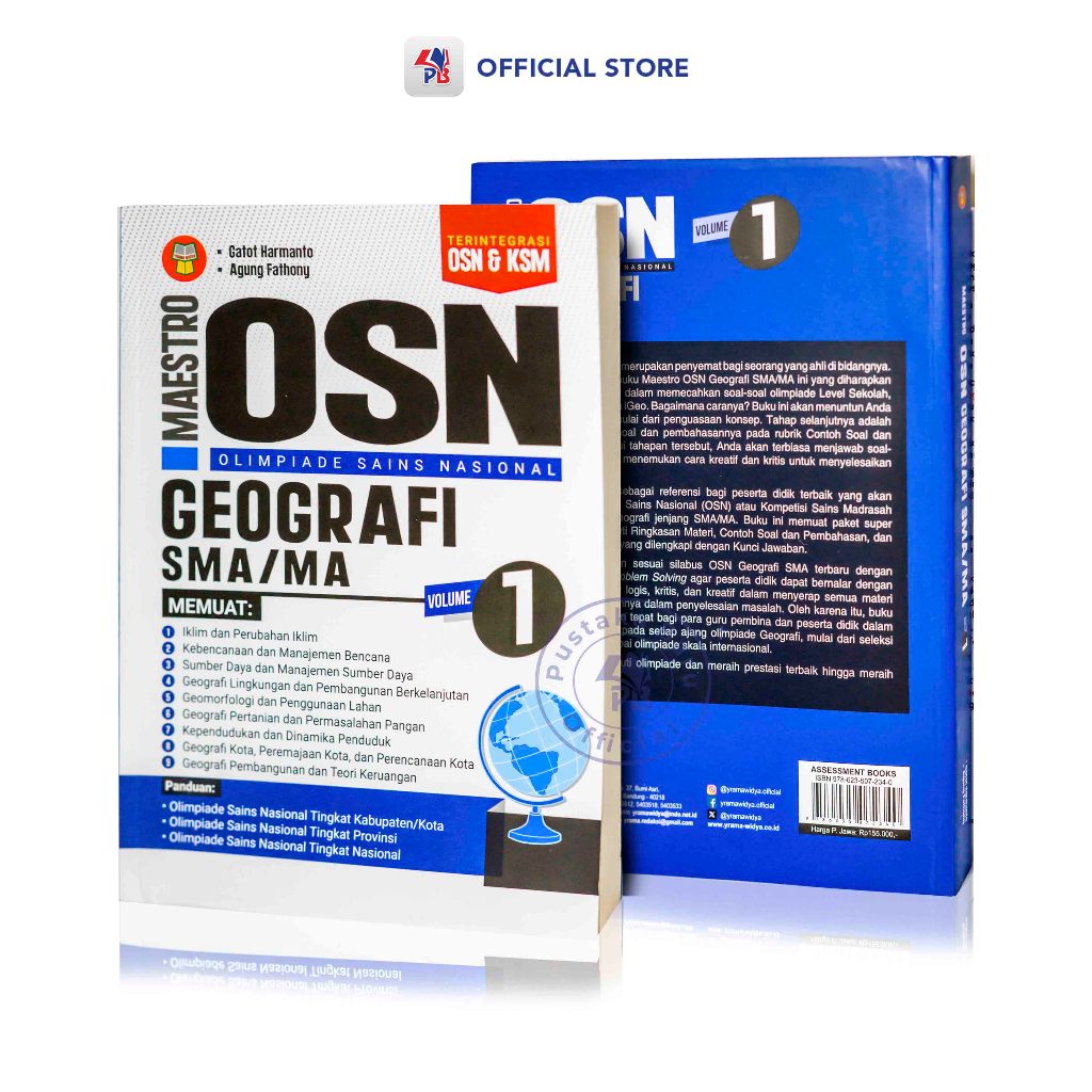 Jual Buku OSN SMA MA / MAESTRO OSN Geografi SMA/MA Volume 1 ...