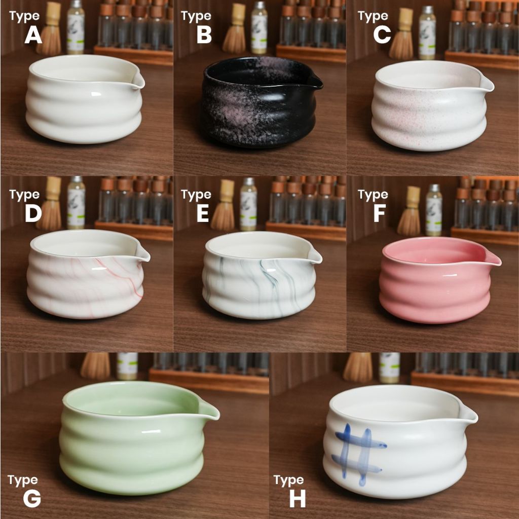 Jual mangkuk sup salad teh matcha / ceramic matcha bowl / mangkuk ...