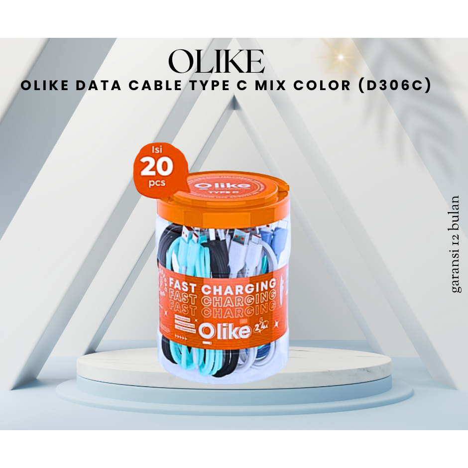 Jual OLIKE DATA CABLE TYPE C MIX COLOR (D306C) | Shopee Indonesia