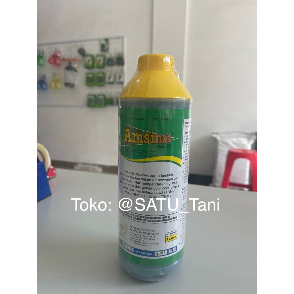 Jual Herbisida Amsinat 150SL Amonium Glufosinat 1 Liter /250 ml | Shopee Indonesia