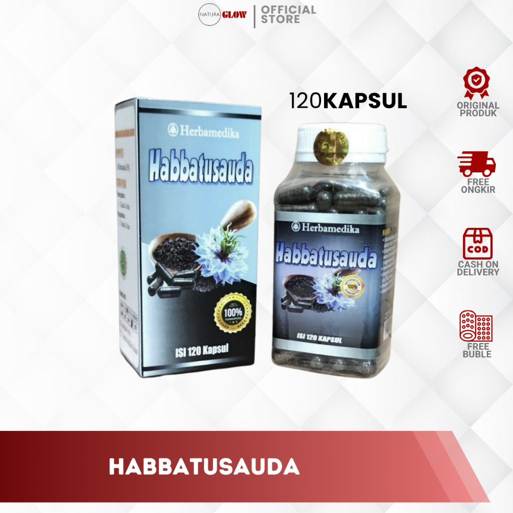 Jual HABATUSAUDAH HERBAMEDIKA - 120 kapsul habbatussaudah asli | herbal ...