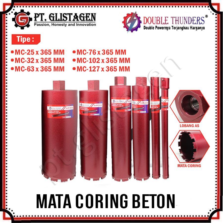 Jual Double Thunders Mata Bor Coring Koring Core Drill Mata Bor Beton ...